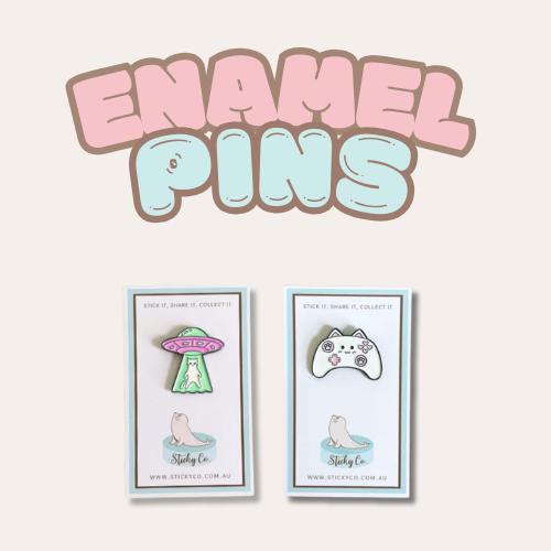 Enamel Clothing Pins - fun designs for all ages – Sticky Co